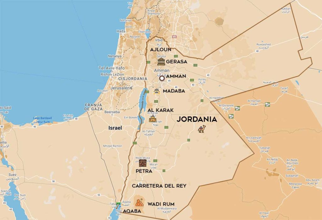 Geografía de Jordania: info | Jordania Exclusiva